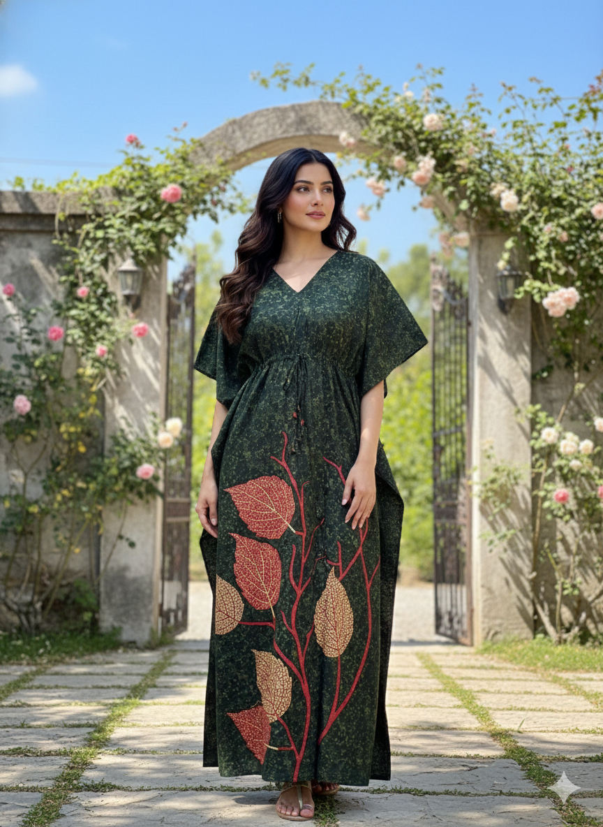Big leafy nonfeeding kaftans – nilavshop